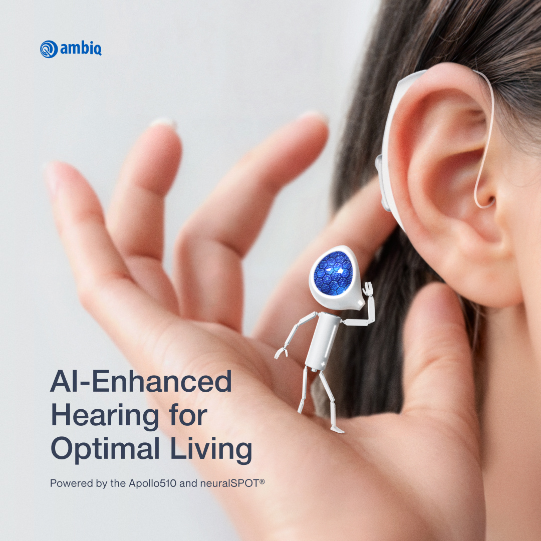 Ambiq利用AI語音增強技術，革新OTC助聽器